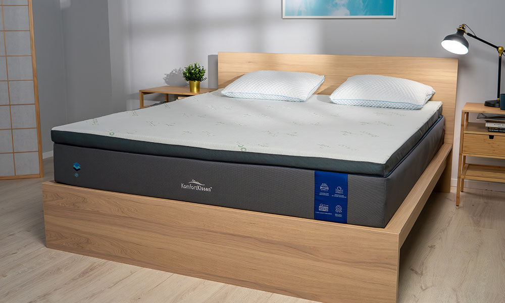 Premium Komfort Topper - Matratzen-Topper mit Gel-Memory-Schaum ...